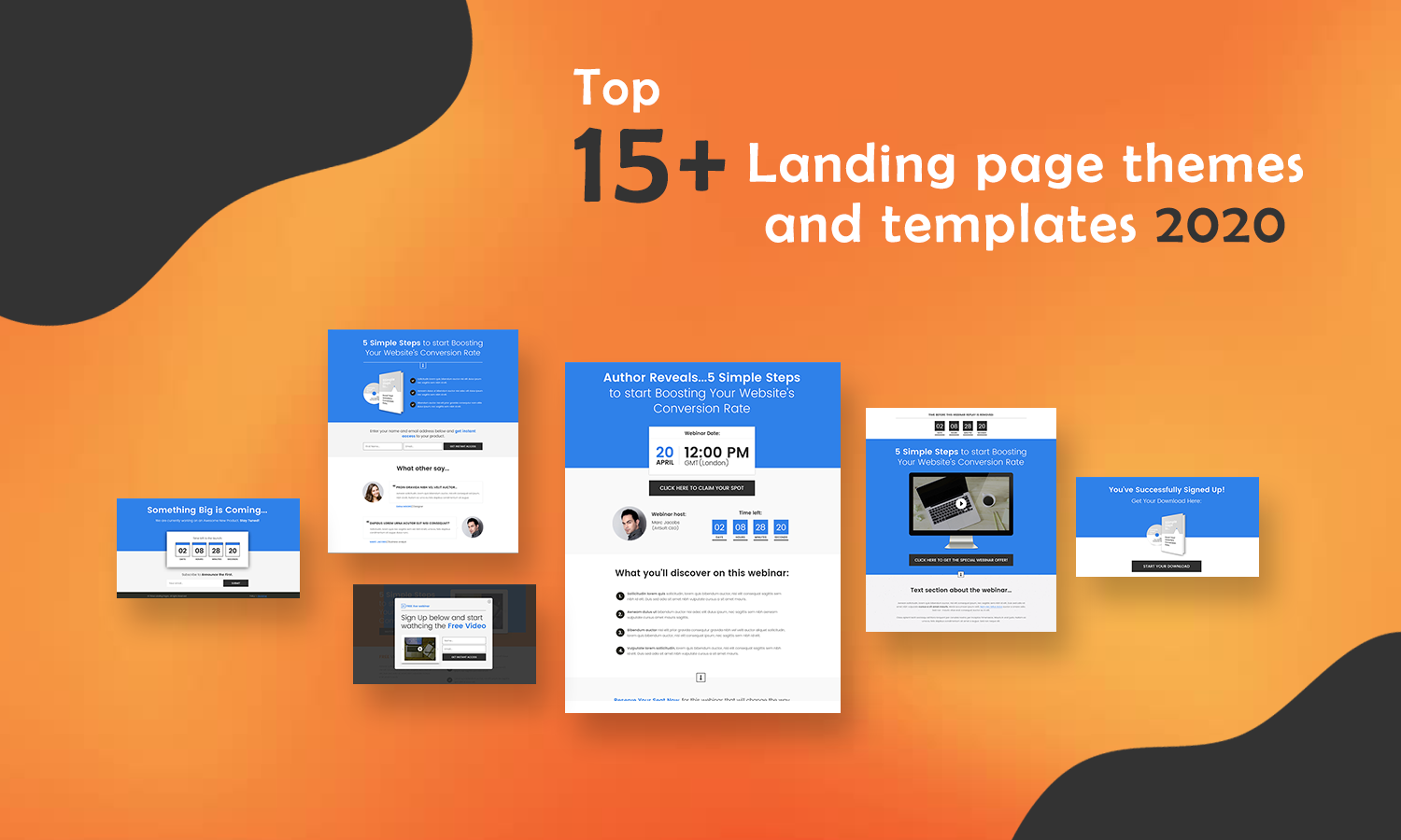 Top 15 Landing Page Themes And Templates In 2020 Techenger